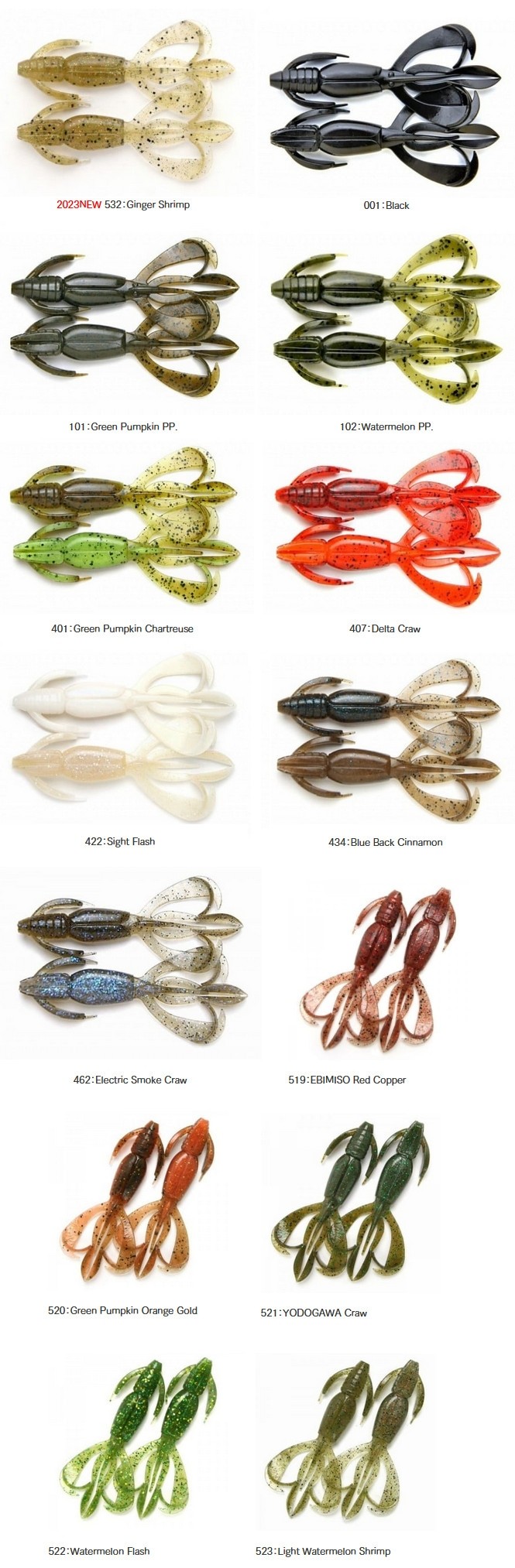 Keitech Crazy Flapper 2.4"